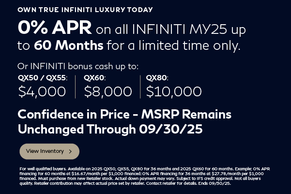 New & Used INFINITI Dealer in Melbourne, FL | INFINITI Dealership ...